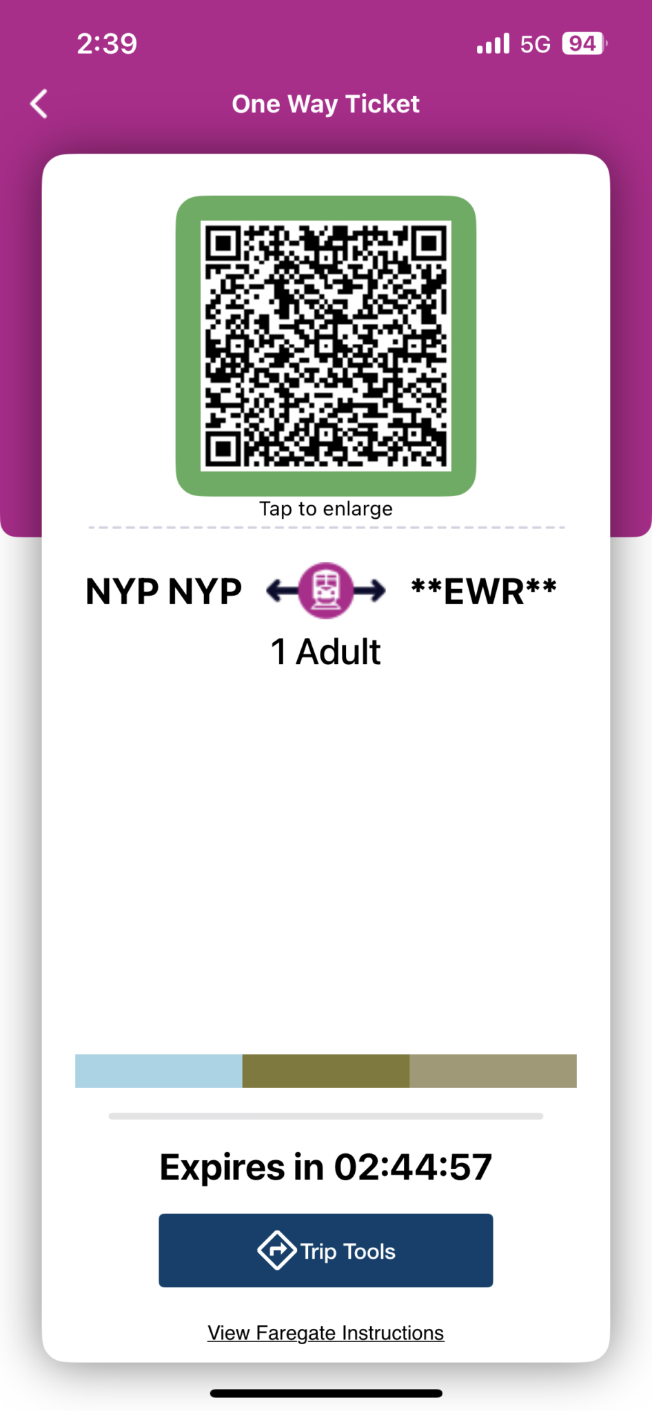 Taking the Train to the Plane – Newark (EWR) - BoardingArea